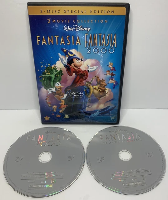 FANTASIA / FANTASIA 2000 (DVD, 1940, 1999, Disney, OOP) Canadian $21.99 ...