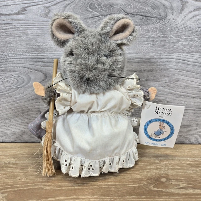 BEATRIX POTTER PETER Rabbit Hunca Munca And Baby Mouse Plush Sweeping ...