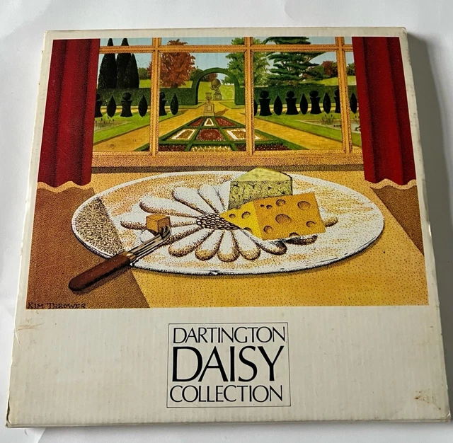 DARTINGTON DAISY COLLECTION Handmade Crystal Cheese Butter Platter ...