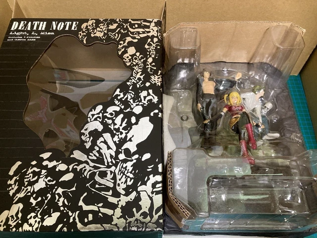 DEATH NOTE DIORAMA Figure Light Yagami Misa Amane L Death Box Japan ...