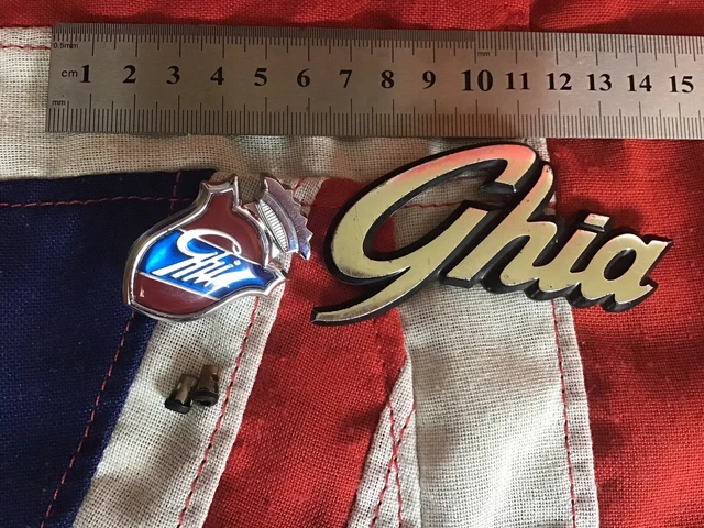 FORD ESCORT MK2 Granada Mk2 Metal Ghia Badges £18.00 - PicClick UK