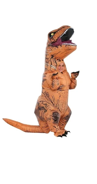 THE ORIGINAL JURASSIC T. Rex Inflatable Halloween Dinosaur Costume Rubies Child £18.41 - PicClick UK
