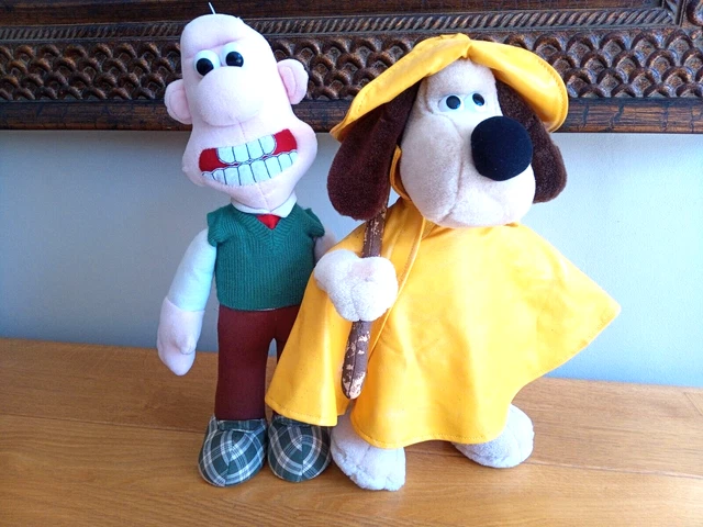 WALLACE & GROMIT 14" Plush Soft Toys 1989 Aardman , Gromit in Yellow ...