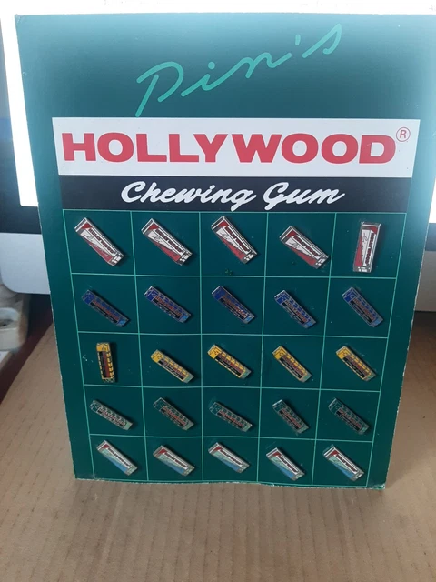 PLAQUE DE PIN'S HOLLYWOOD CHEWING GUM ( 25 pin's ) EUR 39,99 - PicClick FR