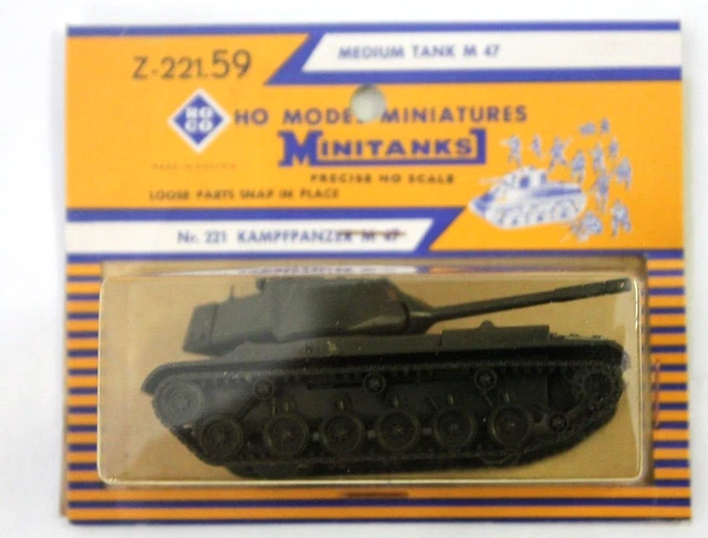 ROCO MINITANKS MEDIUM Tank M-47 En Ho 1/87 #221 EUR 14,92 - PicClick FR