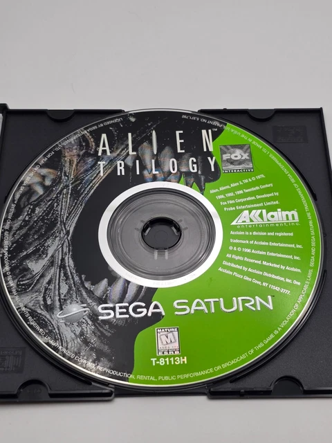 DISQUE ALIEN TRILOGY (Sega Saturn, 1996) testé uniquement EUR 38,63 ...