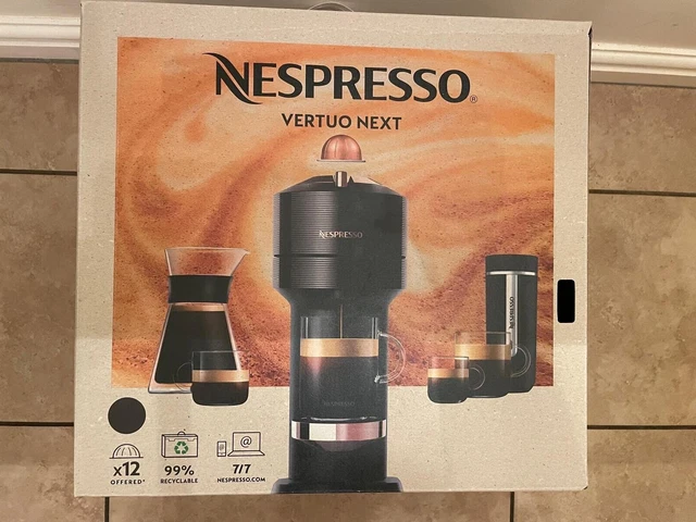 NESPRESSO VERTUO NEXT Coffee Machine - Rich Brown (Brand New in Box) £ ...