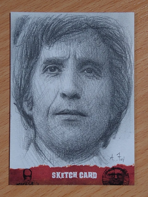 WICKER MAN SKETCH Card of Christopher Lee as Lord Summerisle by Andy ...