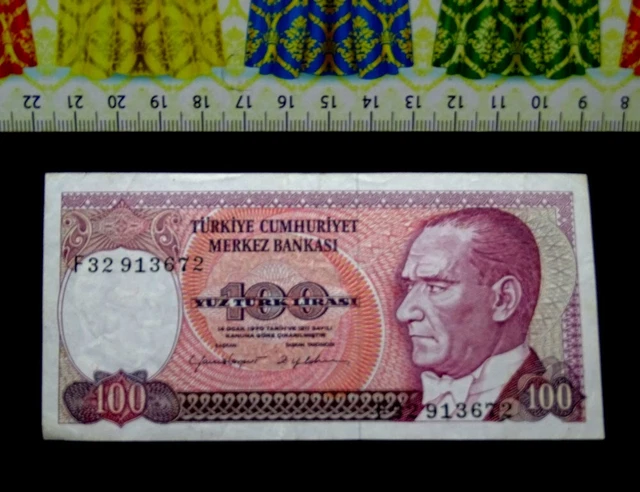 (GB), BANKNOTE , TURKEY, 100 Turk Lirasi. £4.08 - PicClick UK