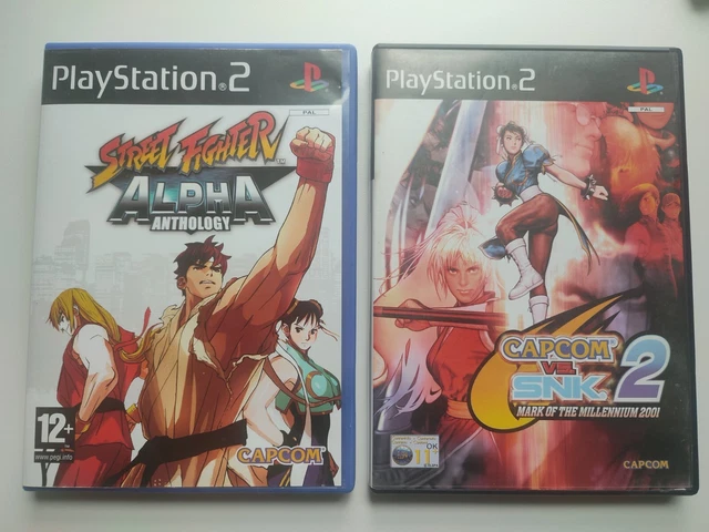 PS2 FIGHTING GAMES – Street Fighter Alpha Anthology & Capcom vs SNK 2 ...