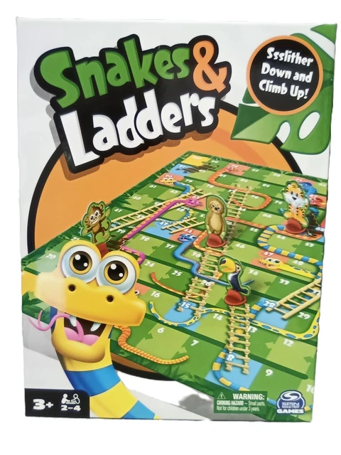 SNAKES & LADDERS Classic Board Game - Fun For Family and Friends ...