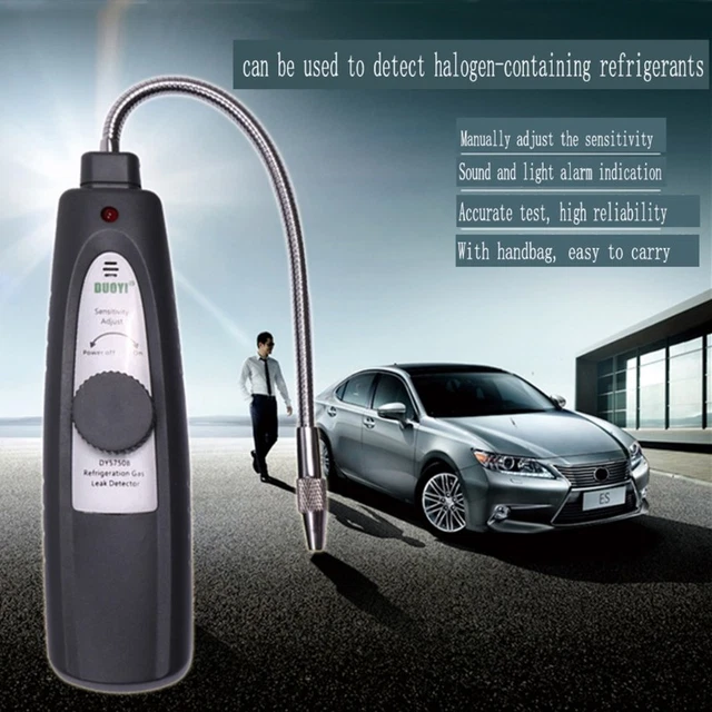 HALOGEN GAS TESTERHVAC Leak Detector HVAC AC Sniffer Flexible Probe $51 ...