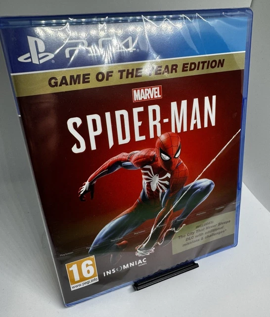 MARVEL'S SPIDER-MAN GAME of the Year Edition PS4 PlayStation 4. New and ...