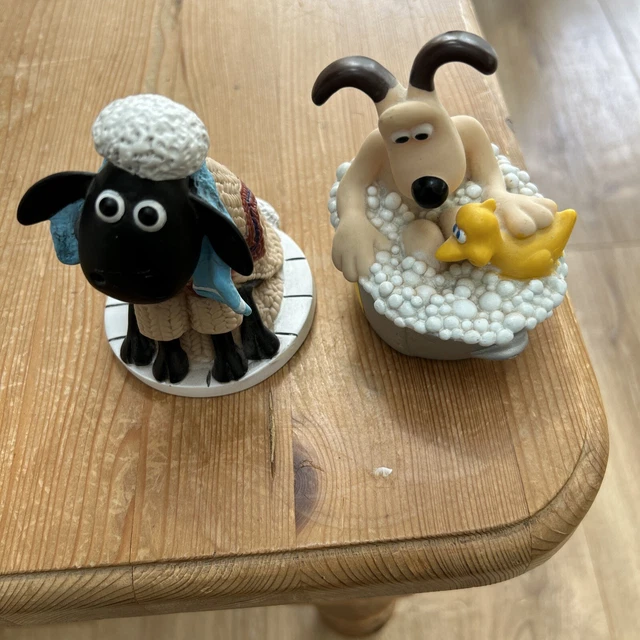 WALLACE AND GROMIT/ Shaun The Sheep Bath Gel Toppers Figure 1989 £2.00 ...