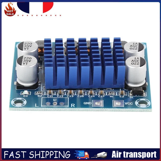 # DUAL-CHANNEL 30W Power Amplifier Board Class D MP3 Power Board Module ...