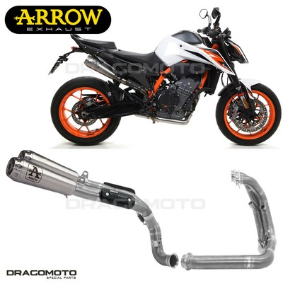 2020-2022 KTM 890 DUKE R Full System ARROW PRO-RACE Titanium RC TERM ...