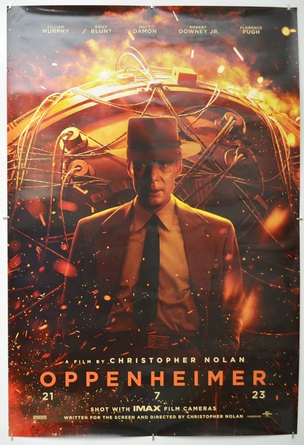 OPPENHEIMER (2023) ORIGINAL Cinema One Sheet Movie Poster - Christopher Nolan £7.00 - PicClick UK