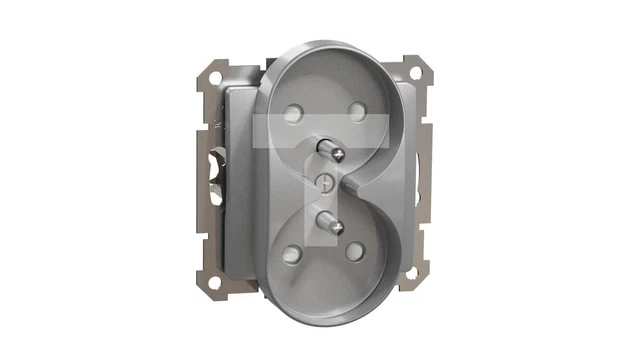 SCHNEIDER ELECTRIC, SEDNA Elements, 2x2P+PE socket for transmission to ...