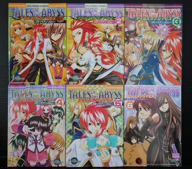 TALES OF THE Abyss Comic Anthology 1-6 Complete Manga Set - JAPON EUR ...