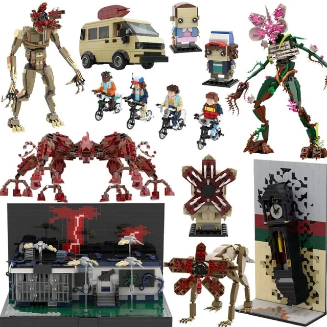 STRANGER THINGS BUILDING Blocks DemoDog Demogorgon Lab Scene Kids Gift ...