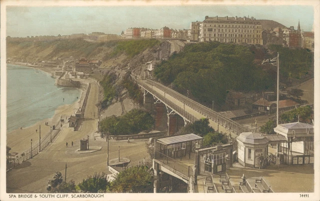 SCARBOROUGH SPA BRIDGE and south cliff £6.00 - PicClick UK