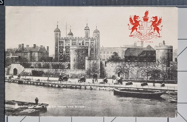 ANCIENNE CARTE POSTALE London La Tour De la Rivière Ville Bras EUR 20 ...