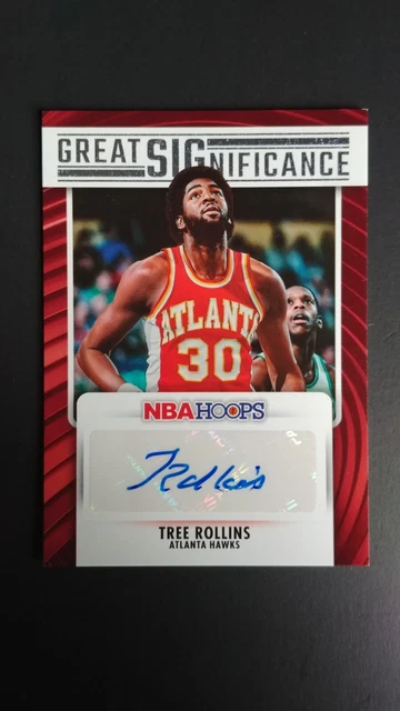 TREE ROLLINS 2023-24 Panini NBA Hoops Great Significance Autografo ...