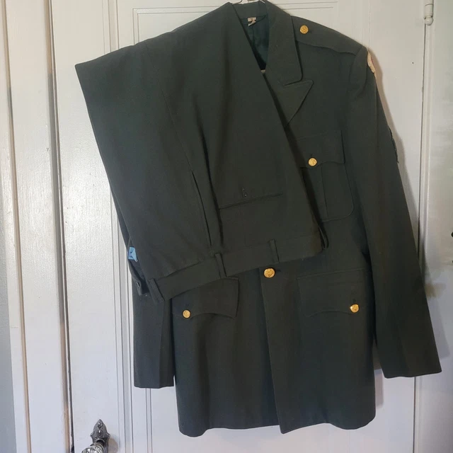 WWII US ARMY Dress Uniform Coat & Slacks 37th Infantry Division 39L ...