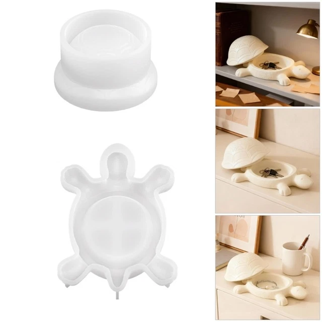 SILICONE TURTLES MOULD To Create Unique Resin Storage Organizers Boxes ...