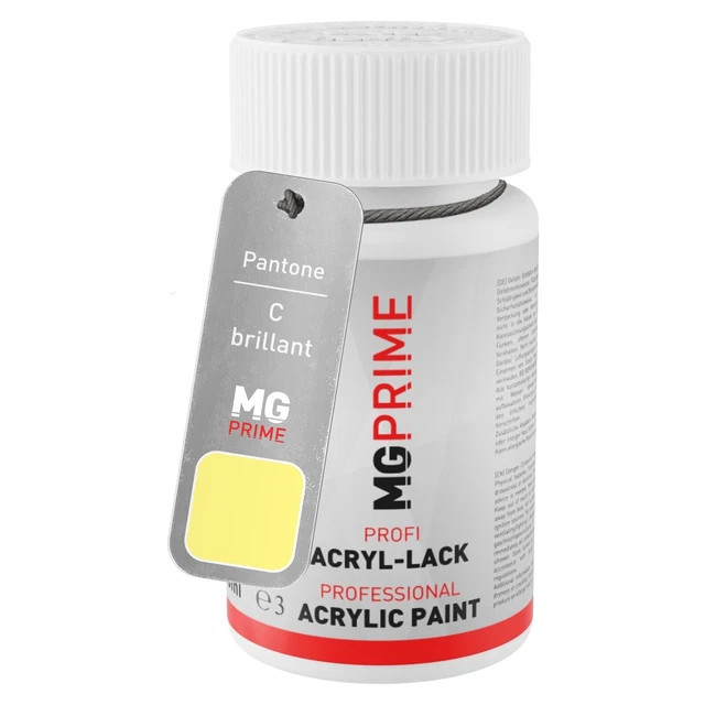 PANTONE C PROCESS Yellow brillant stylo retouche 50ml à séchage rapide ...