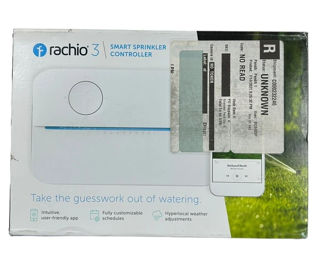 RACHIO 3 SMART Sprinkler Controller 8 Zone 3rd Generation, Alexa, Apple ...
