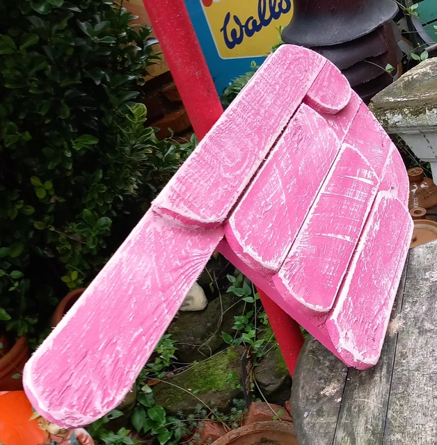 AMUSEMENTS FUNFAIR FAIRGROUND Circus Wooden Pointing Finger Way In Out ...