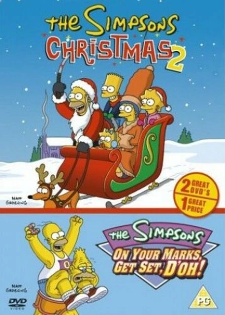 THE SIMPSONS: CHRISTMAS 2 / On Your Marks, Get Set, D'Oh Leslie Nielsen ...