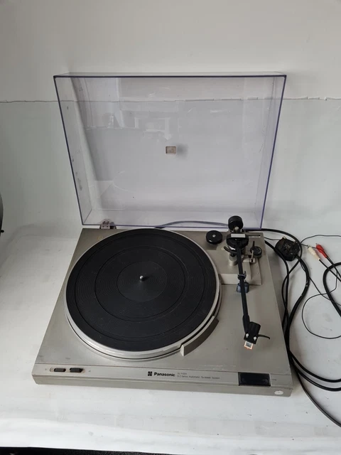 VINTAGE PANASONIC SL-H304 Turntable Silver Record Player Vinyl Deck ...