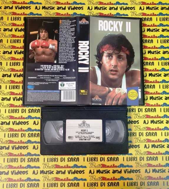 1992 VHS MOVIE ROCKY 2 Sylvester Stallone MGM/UA HOME VIDEO PIV 99229 ...