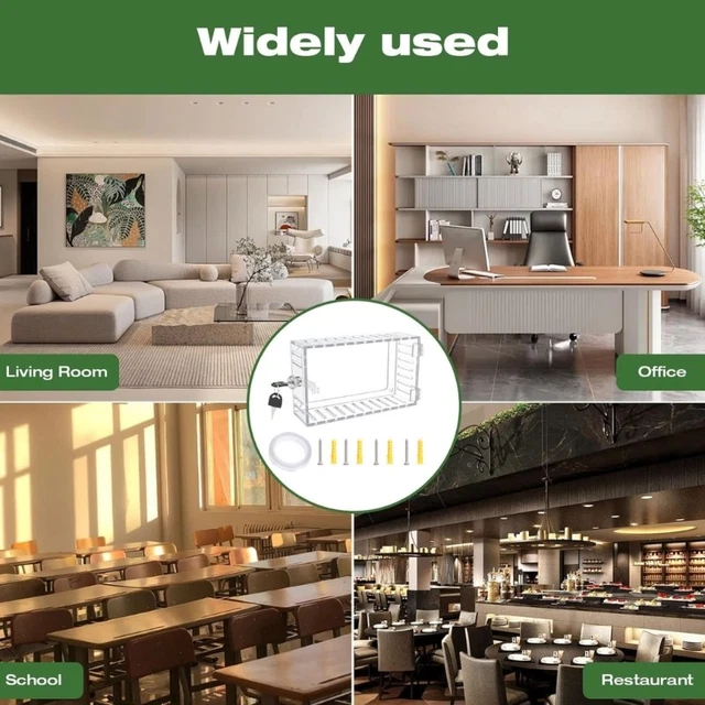 LARGE THERMOSTAT PROTECTIVE Case Tamper Resistant Cover For Temperature ...