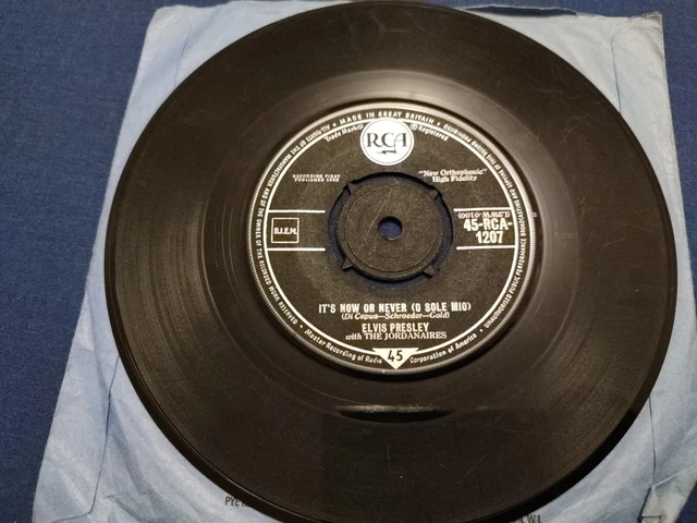 Elvis Presley Its Now Or Never O Sole Mio Disque Vinyle Doccasion