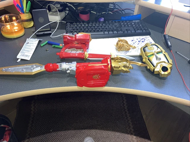 POWER RANGERS MEGAFORCE DX Ultra Dragon Sword and Gosei Morpher Card ...