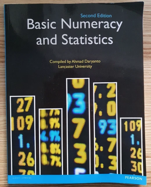 BASIC NUMERACY AND Statistics: Lancaster University, Paperback, Pearson ...