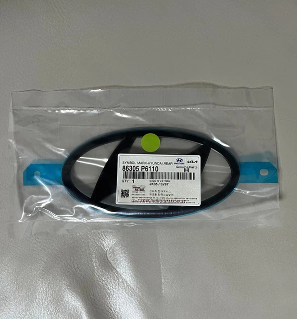 GENUINE OEM HYUNDAI Santa Fe 2024-2026 Rear Emblem Matte Black 86305 ...