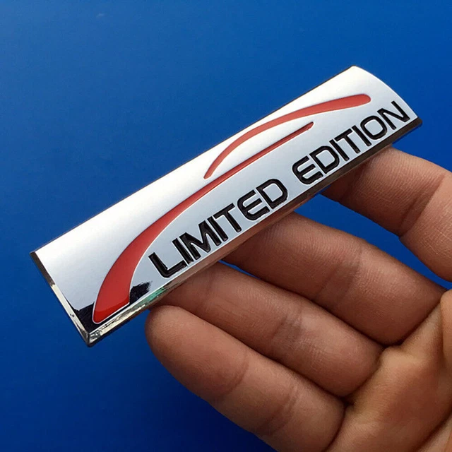 3D CHROME LIMITED Edition Logo Car Emblem Sticker Badge Decal Trim ...