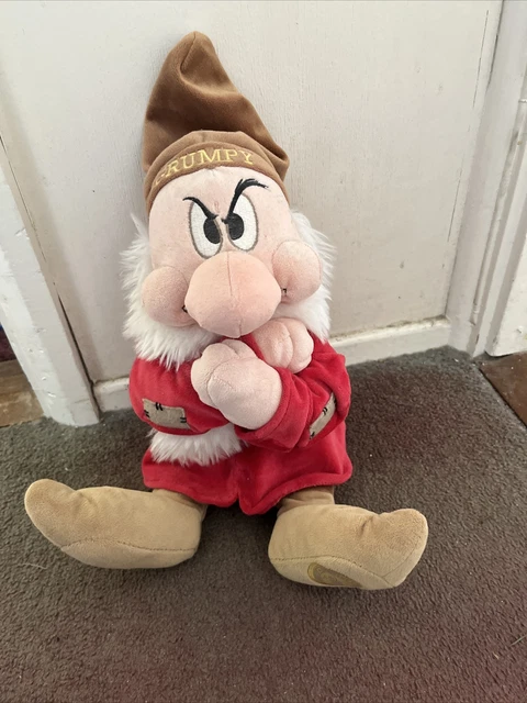 DISNEY STORE SNOW White And The Seven Dwarves Grumpy Plush Soft Toy £10 ...