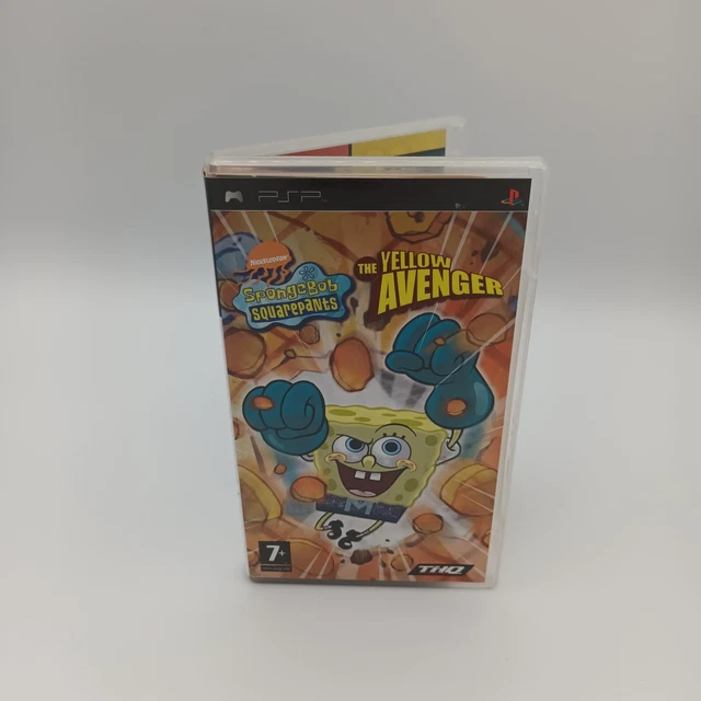 PSP GAME SPONGEBOB SquarePants: The Yellow Avenger - Nickelodeon Kids ...