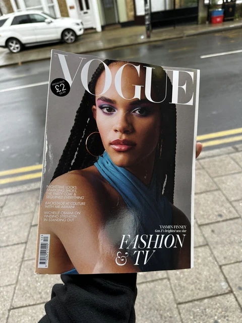 BRITISH VOGUE MAGAZINE December 2022 Yasmin Finney Cover Heartstopper ...