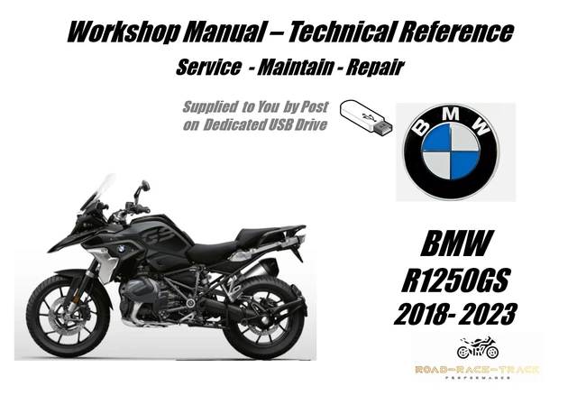 BMW R1250GS R1250 GS K50 Service Repair Workshop Manual USB 2018 - 2023 ...