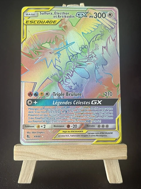 Carte Pokémon Sulfura Electhor Et Artikodin Gx 69 68 Destinées