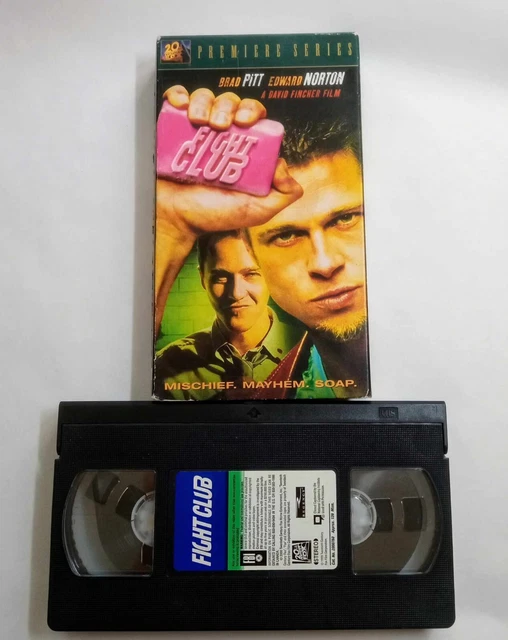 FIGHT CLUB (VHS, Premiere Series) Brad Pitt £3.82 - PicClick UK