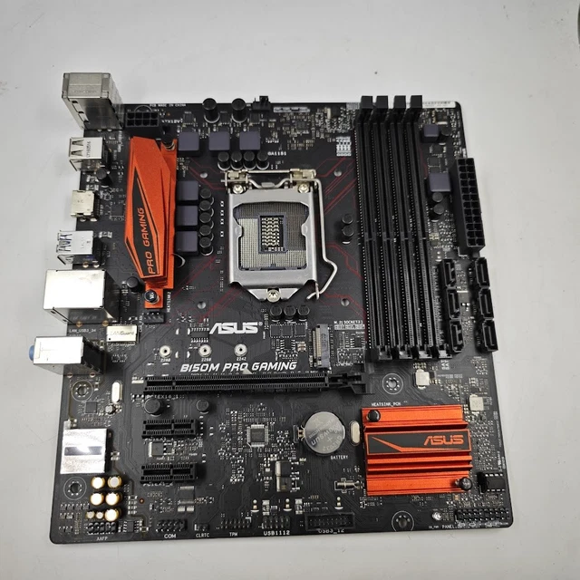 ASUS B150M PRO GAMING Motherboard - Used, No I/O Shield, See Photos £62 ...