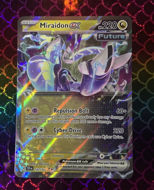 MIRAIDON EX 122/162 Pokémon Forces Temporelles Double Rare Holo Neuf ...