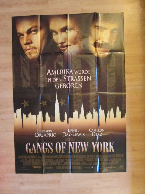 FILMPLAKAT : GANGS of New York (Leonardo DiCaprio) A0 EUR 1,00 ...
